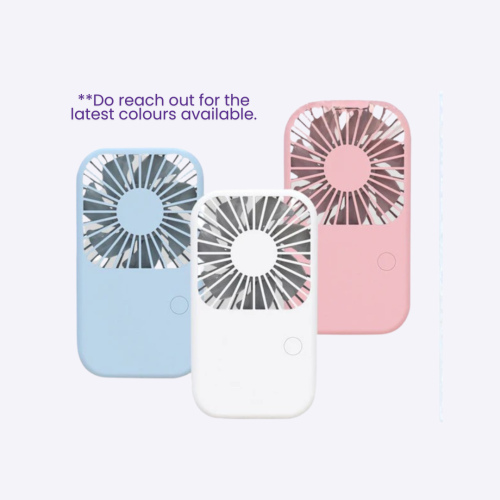 Customised Portable Mini Fan with Phone Stand Singapore | Custom ...